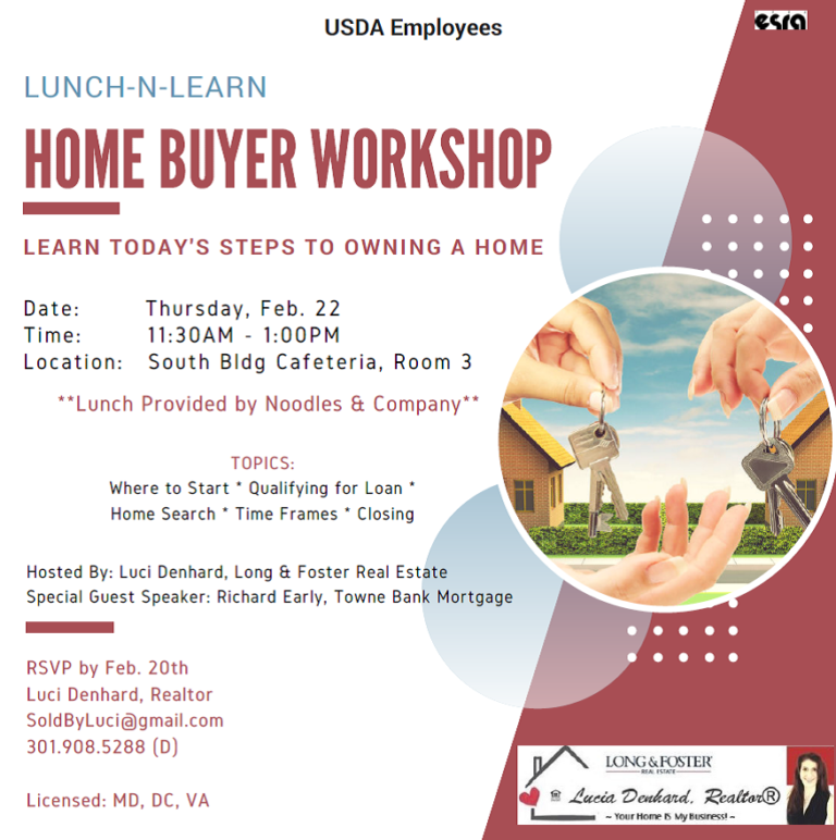 Home Buying Seminar - USDA Employee Services & Recreation Association