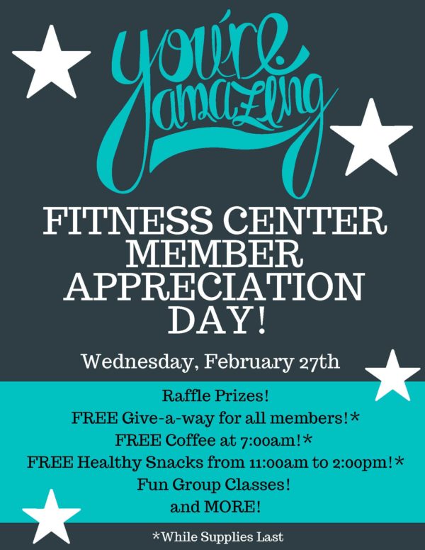 Fitness Center Member Appreciation Day - USDA Employee Services ...