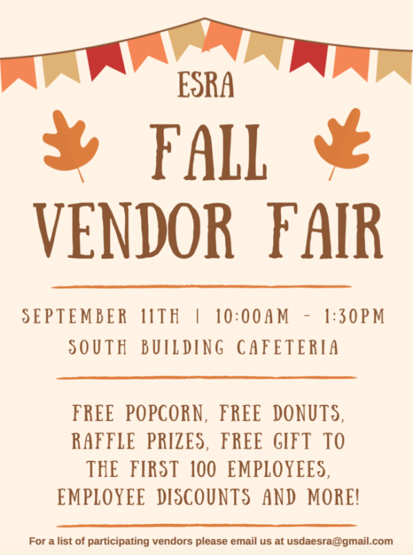Fall Vendor Fair - USDA Employee Services & Recreation Association