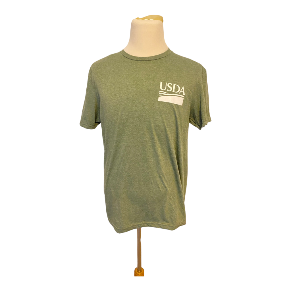 USDA T-Shirt: Army Green - USDA Employee Services & Recreation Association